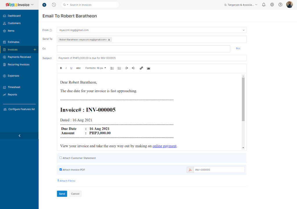 Zoho Invoice Review: Pricing, Features & Alternatives 2023