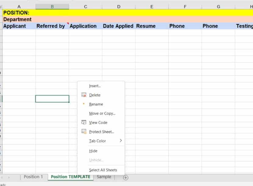 Applicant Tracking Spreadsheet: Free Excel Templates