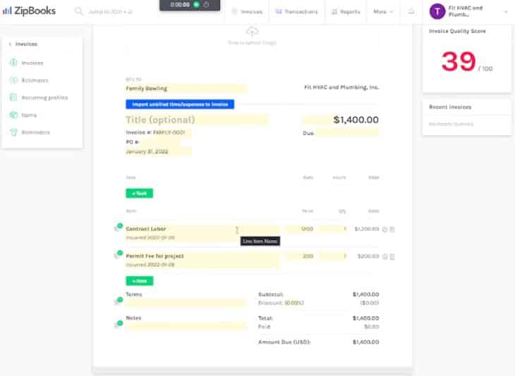ZipBooks: Review & Pricing for 2022