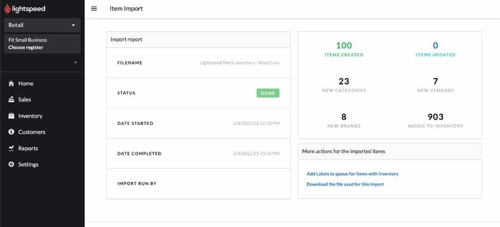 How to Use Lightspeed Inventory Management Software in 7 Steps