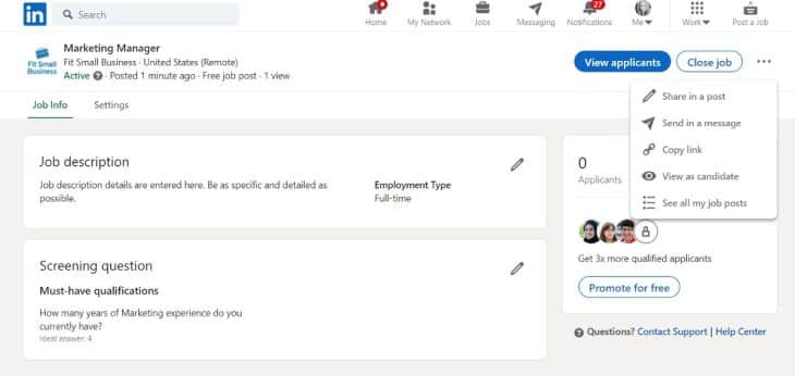 How to Post a Job on LinkedIn in 8 Easy Steps