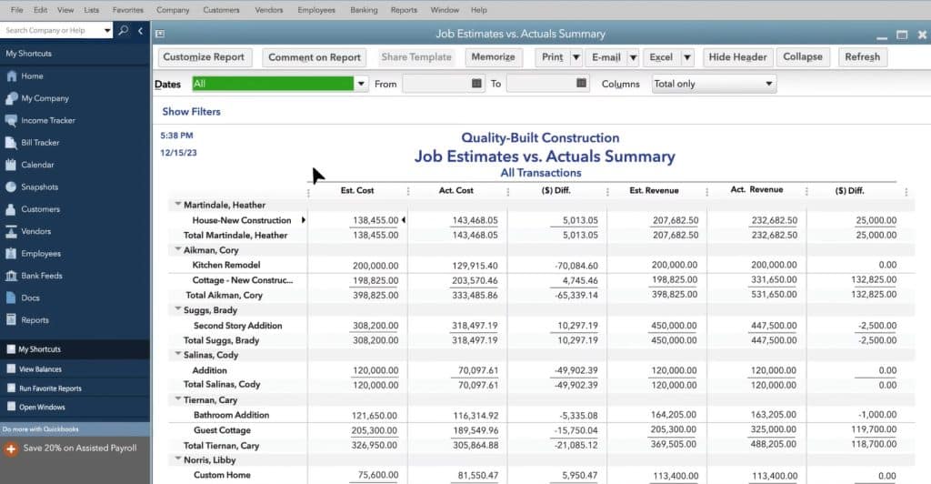 QuickBooks Contractor Review: Features and Pricing for 2022