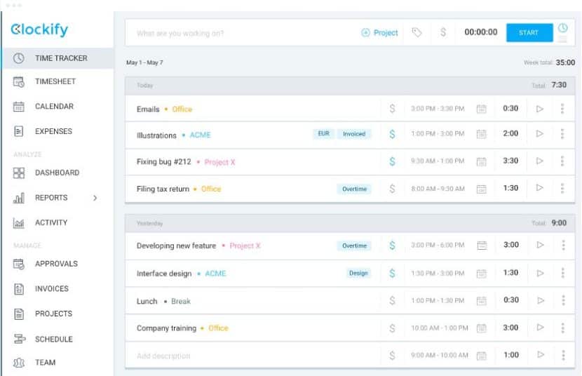 8 Best Free Time Tracking Software