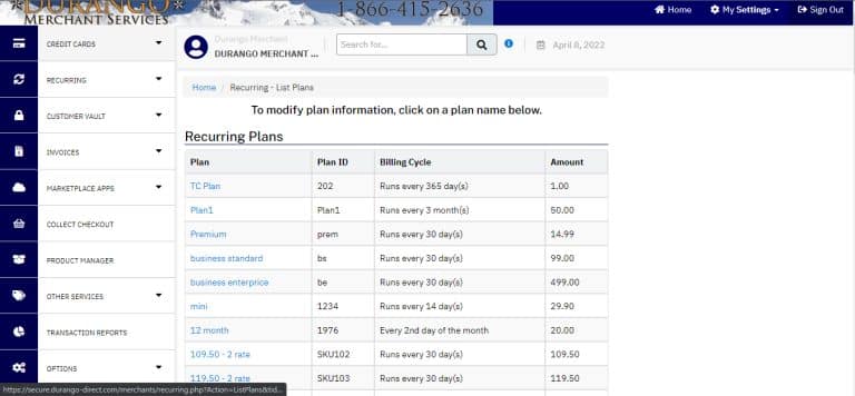 Durango Merchant Services Review: Pricing & Features