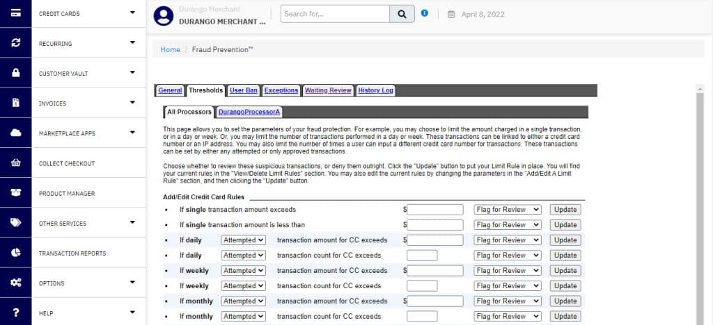 Durango Merchant Services Review: Pricing & Features