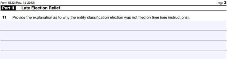 IRS Form 8832 Instructions & FAQs