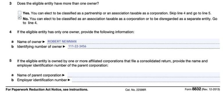 IRS Form 8832 Instructions & FAQs