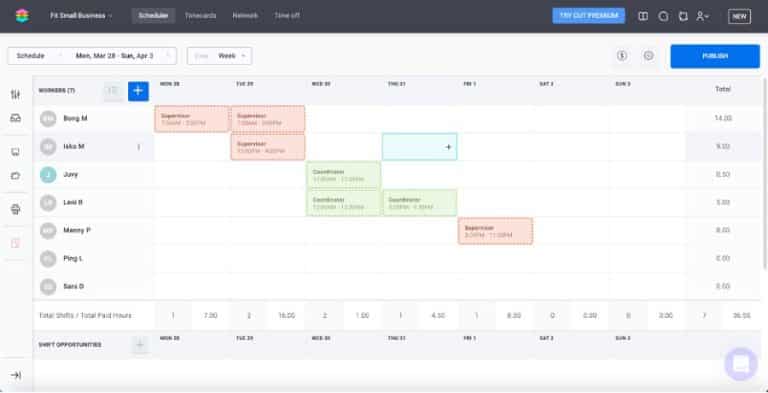5 Best Free Employee Scheduling Software for 2024