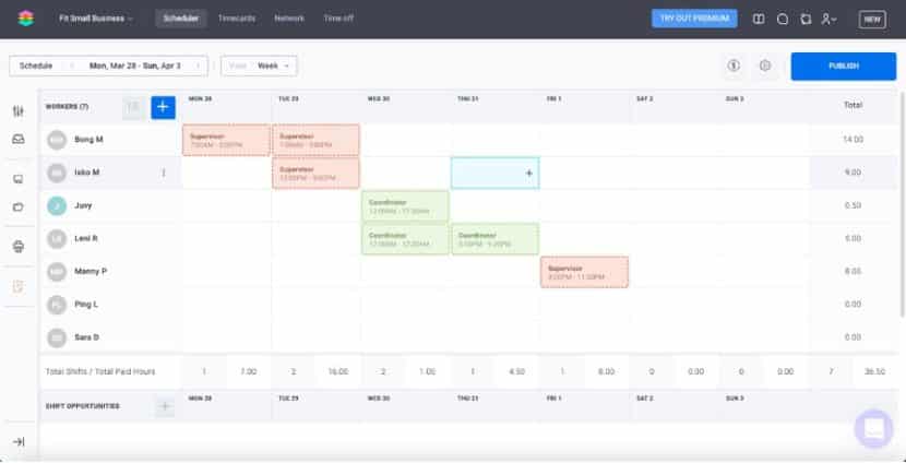 5 Best Free Employee Scheduling Software for 2024