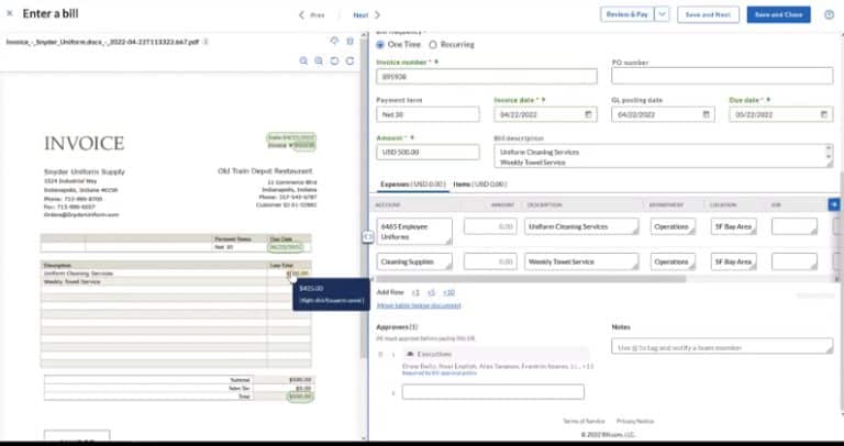 Bill.com Review: Features and Pricing in 2022