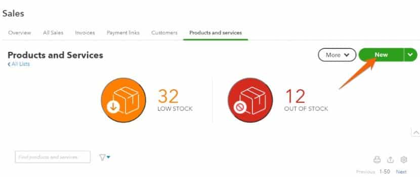 How To Set Up the Products and Services List in QuickBooks Online