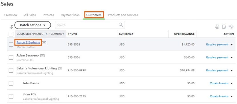 How To Receive Payments in QuickBooks Online