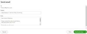 How To Create and Send QuickBooks Online Sales Receipts