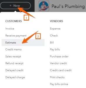 How To Create Quotes, Bids, and Estimates in QuickBooks Online