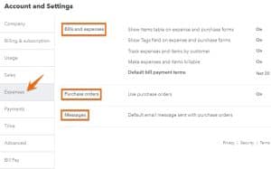 How To Customize Expense Settings in QuickBooks Online