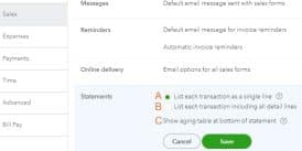 How To Set Up Customer Statements in QuickBooks Online