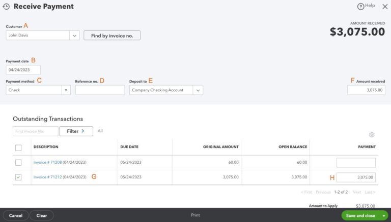 How To Receive Payments in QuickBooks Online