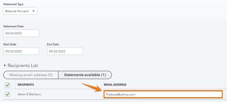 How To Set Up Customer Statements in QuickBooks Online