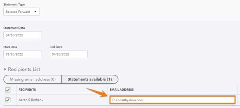 How To Set Up Customer Statements in QuickBooks Online