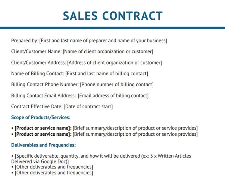 How to Make a Sales Contract in 7 Steps (+ Free Template)