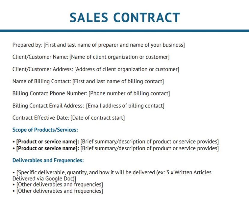 How to Make a Sales Contract in 7 Steps (+ Free Template)