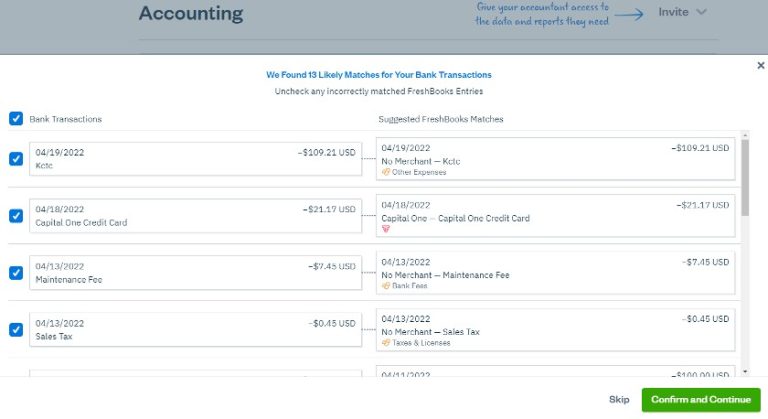 How to Manage and Reconcile Bank Accounts in FreshBooks