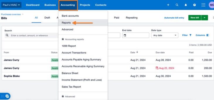 How to Create and Print Custom Reports in Xero