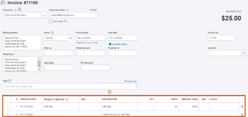 How To Record a Bounced Check in QuickBooks Online