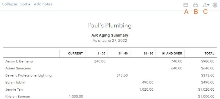 How To Run an Accounts Receivable Aging Report in QuickBooks Online