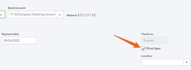 How To Write & Print Checks in QuickBooks Online