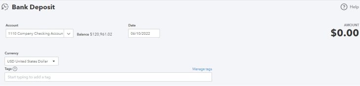 How To Record Bank Deposits in QuickBooks Online