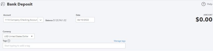 How To Record Bank Deposits in QuickBooks Online
