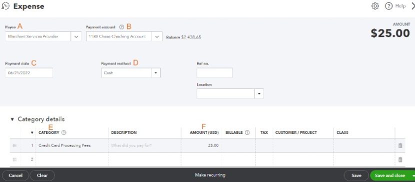 How To Record Credit Card Sales in QuickBooks via a Third-party Credit ...