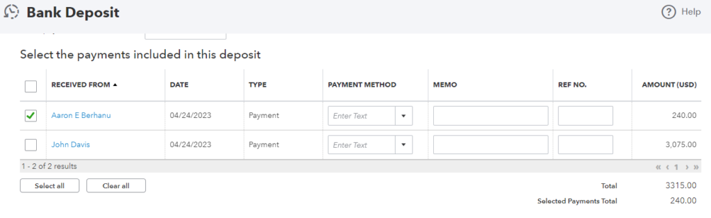 How To Record Bank Deposits in QuickBooks Online