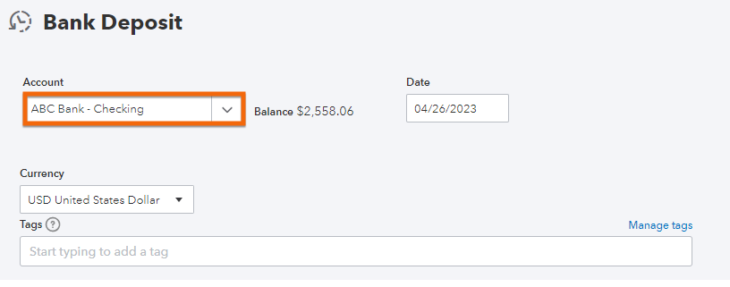 How To Record Bank Deposits in QuickBooks Online