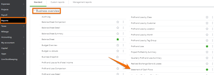 How To Run a Statement of Cash Flows in QuickBooks Online