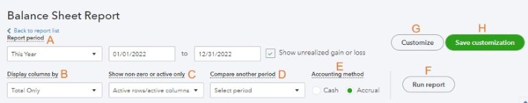 How To Create a Balance Sheet in QuickBooks Online