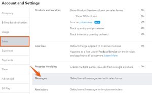 How To Set Up Messages in QuickBooks Online