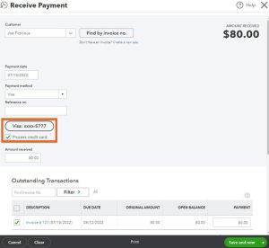 How To Process Credit Card Payments in QuickBooks Online