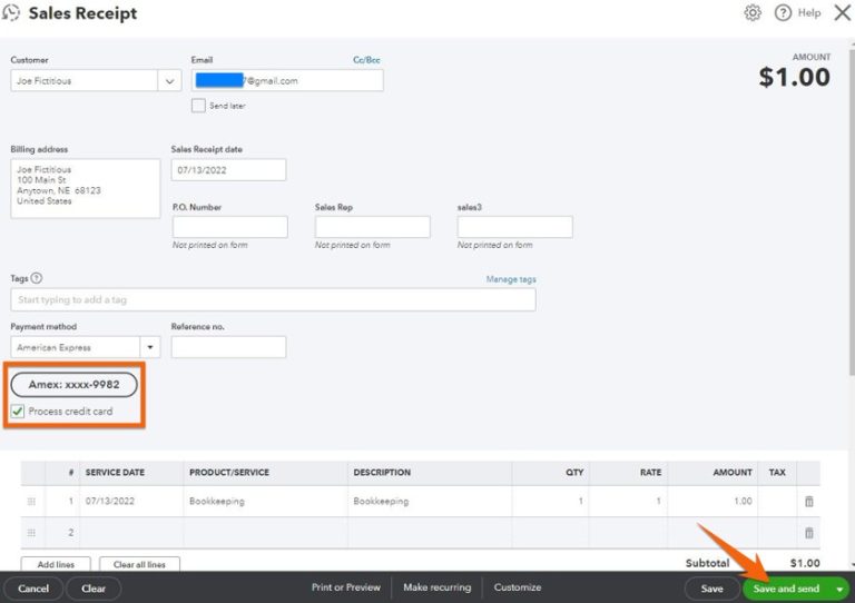 How To Process Credit Card Payments in QuickBooks Online