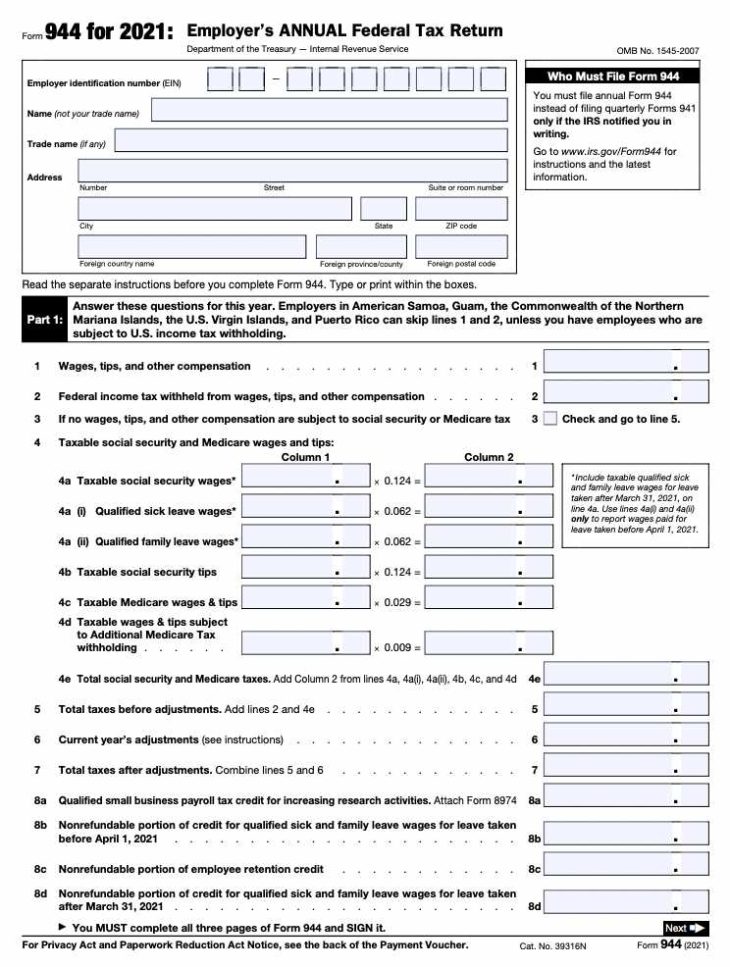 Form 944: How To Fill it Out and What You Need To Know
