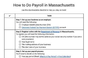 How to Do Payroll in Massachusetts: Small Business Guide