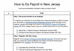 How to Do Payroll in New Jersey: A Guide for Small Businesses