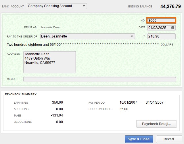 How To Void A Check In QuickBooks Desktop