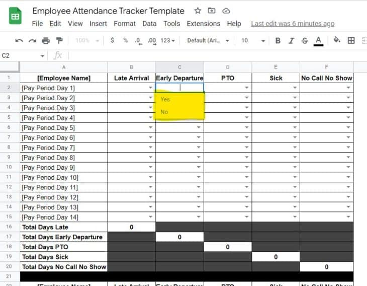 Employee Attendance Tracker: What It Is & How to Use One [+ Free Template]