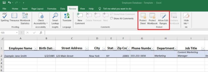 How to Create an Employee Database in Excel (+ Free Template)