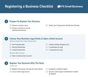 How to Register a Business in 5 Steps & Free Checklist