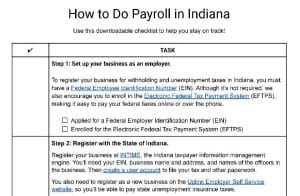 How to Do Payroll in Indiana: An Employer’s Guide