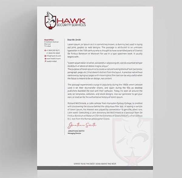 25 Creative Business Letterhead Examples Free Template 