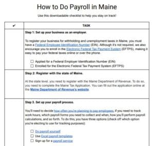 How to Do Payroll in Maine: What Every Employer Needs to Know